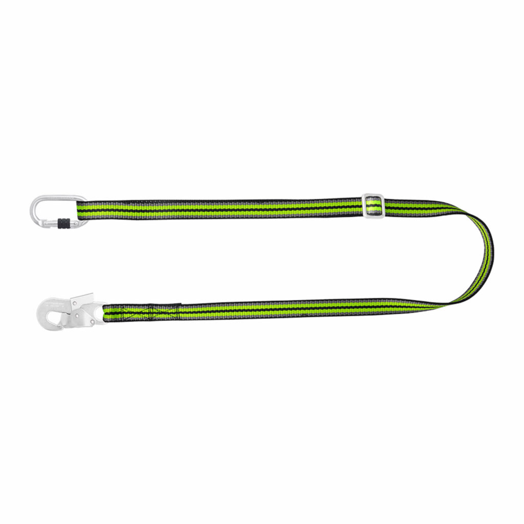 Work Positioning Webbing Lanyard with Ring Adjuster – Safe Lifting ...